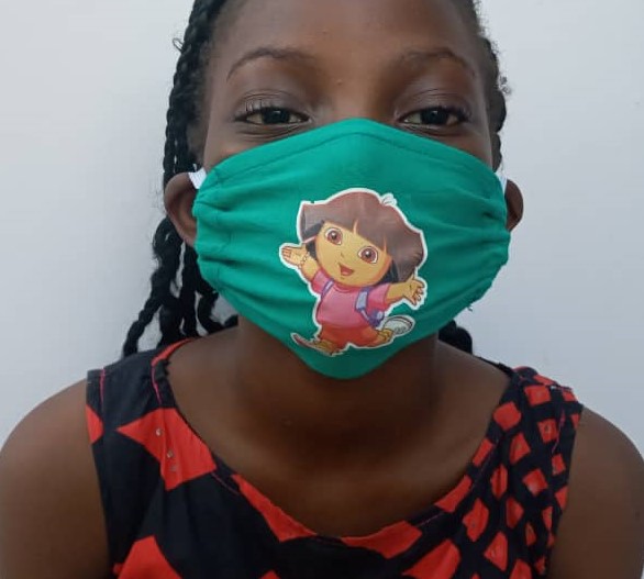 The “SUPER 5”: Exciting Cartoon Characters/Superheroes Fabric Face ...